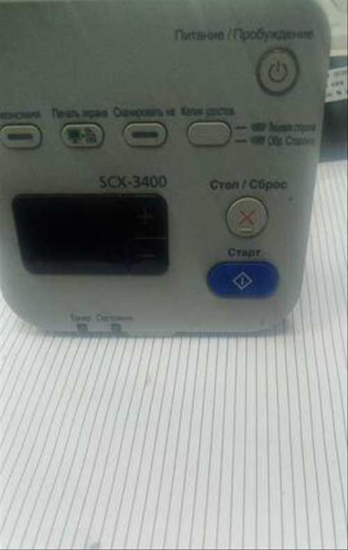 JC97-04109D Панель управления Samsung SCX-3400