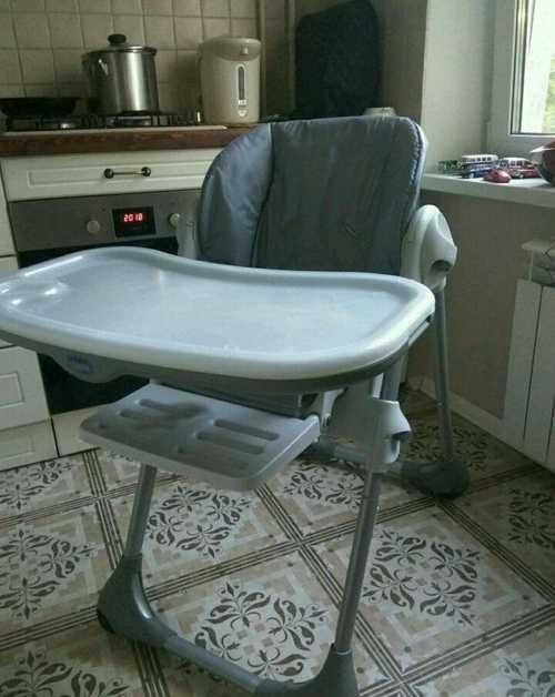 Детский стульчик chicco polly