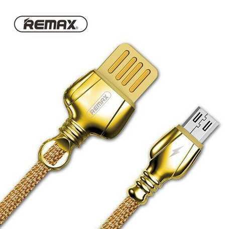 Дата кабель remax King RC-063m micro usb 1м золоти