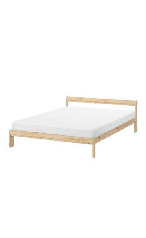 Кровать с рейками (IKEA сосна)
