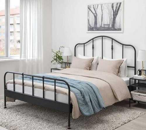 Кровать двуспальная IKEA Сагстуа Sagstua 140x200