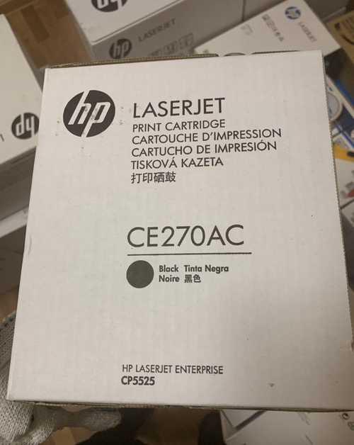 Картридж HP CE270A (CE270AC) оригинал