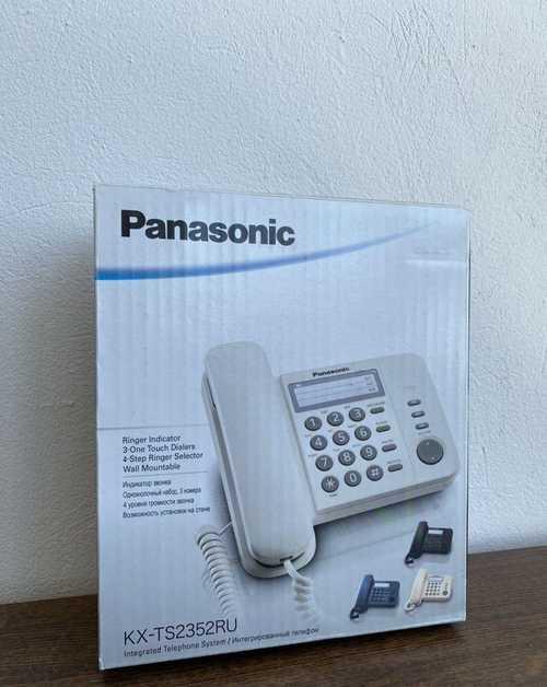 Телефон проводной Panasonic kx-ts2352ru