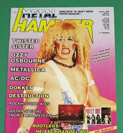 Журналы Metal Hammer 1986 -1987 год (Германия)