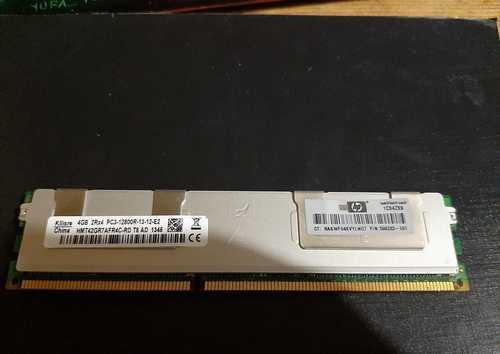 Оперативная память 4 гб DDR3 ECC серверная