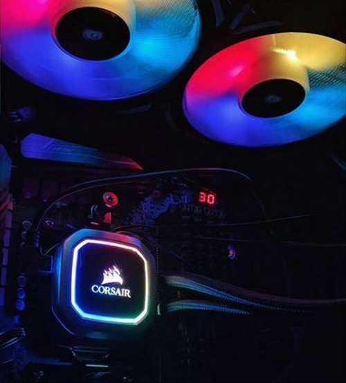 Corsair h100i rgb platinum новая сжо