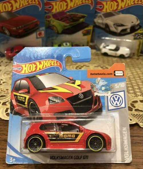 Hot Wheels модели Volkswagen Golf GTI