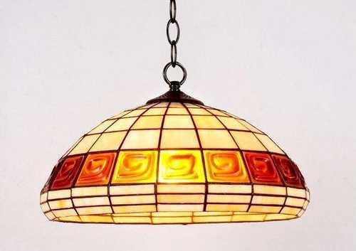 Люстра абажур в стиле тиффани (Tiffany). 3 лампы