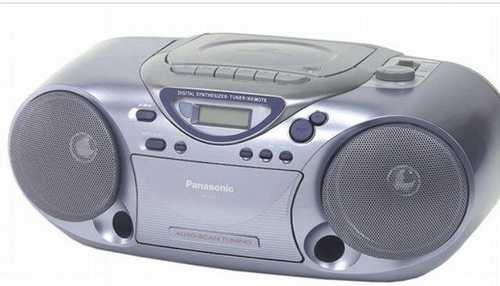 Магнитофон Panasonic с радио и CD проигрывателем