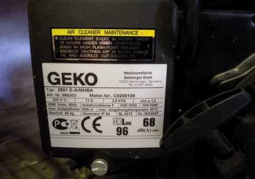 Бензиновый генератор Geko-2801