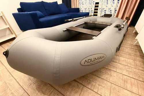 Надувная лодка пвх лоцман С-280М, слань, транец
