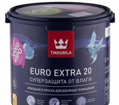 Краска tikkurila euro 20