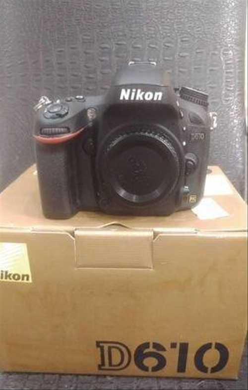 Зеркальный фотоаппарат Nikon D610 body +