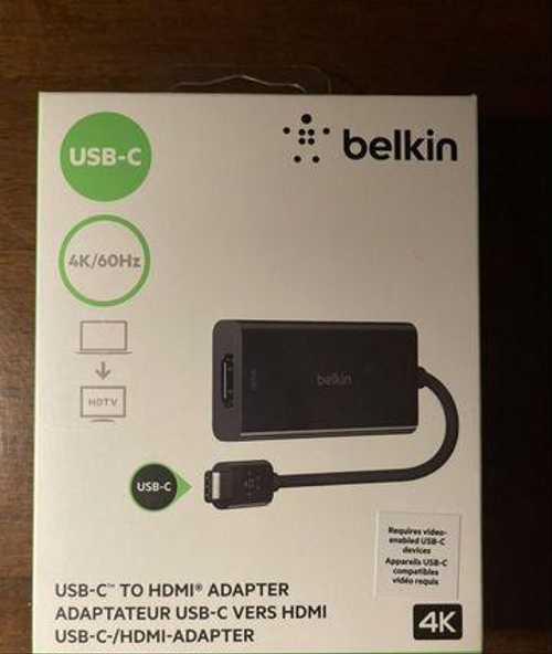 Адаптер Belkin USB-C to hdmi