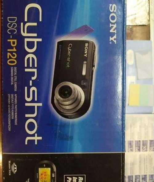 Коробка и документы на фотоаппарат Sony cyber-shot
