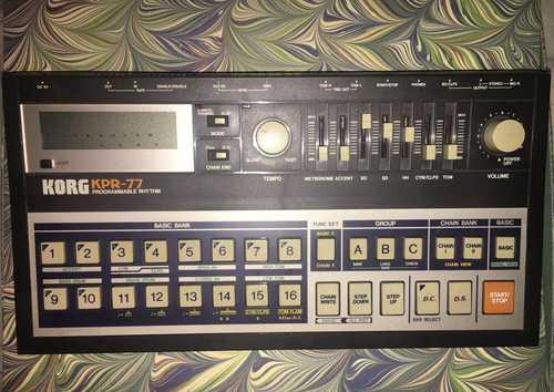 Korg KPR-77 аналоговая драм-машина