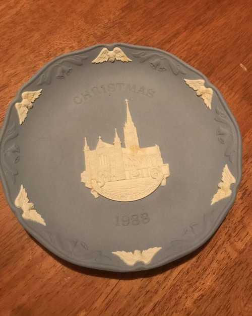 Тарелка Wedgwood Salisbury фарфор Новичок винтаж