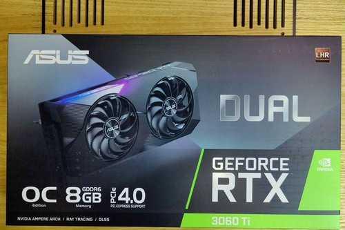 Видеокарта RTX 3060TI Asus Dual новая