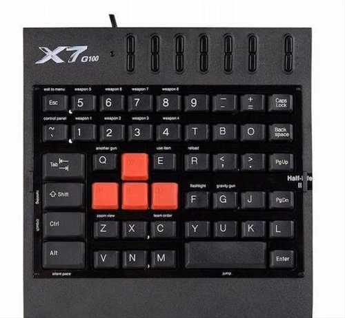 Клавиатура A4-Tech игровая X7-G100 USB 62кл влагоз