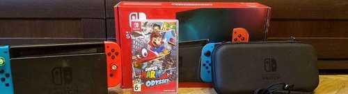 Nintendo switch + 3 игры