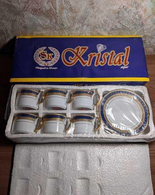 Кофейный сервиз Super Kristal 12п. (новый)