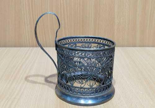 Подстаканник Скань мнц мельхиор / СССР