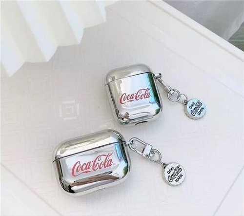 Чехлы "Coca-Cola" на наушники Apple AirPods1/2/Pro
