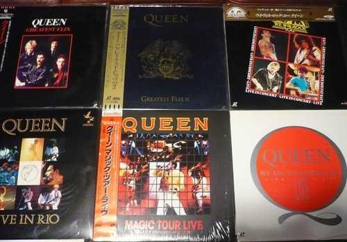 Лазерные диски LD LaserDisc Queen Квин Япония