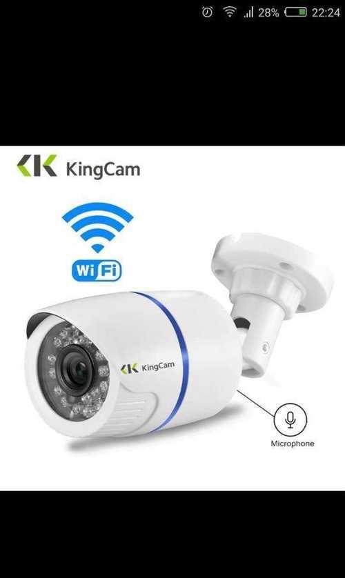 Камера видеонаблюдения KingCam, Wi-Fi, 1080P
