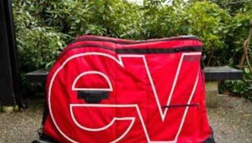 Evoc bike travel bag red велочемодан