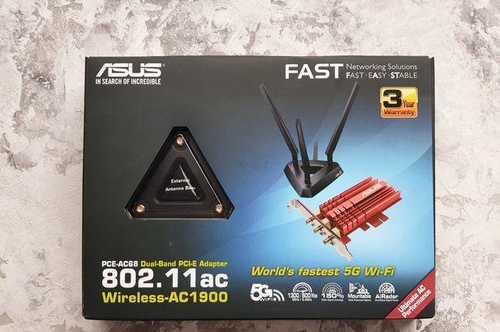 Wi-Fi адаптер asus PCE-AC68