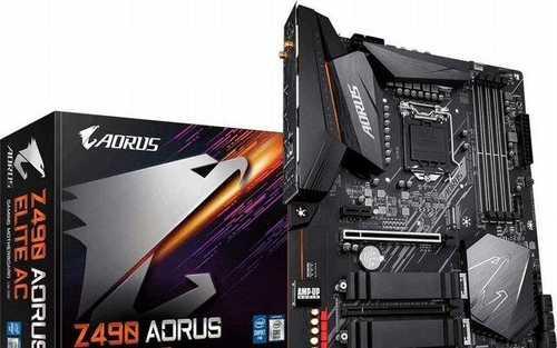 CPU I9 10900K (5300мhz) + Мать Aorus z490 Elite AC