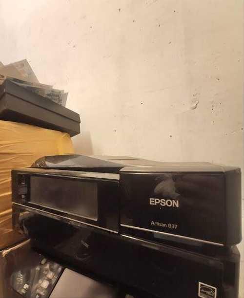 Мфу Epson Artisan 837 с снпч принтер сканер копир