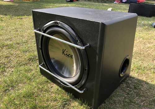 Активный сабвуфер Kicx ICQ 301BPA и усилитель ACV