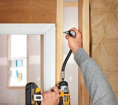 Dwarafs гибкая угловая насадка к DCF887 Dewalt