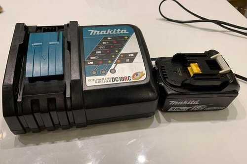 Аккумулятор Makita BL1830b зарядка dc18rc makita
