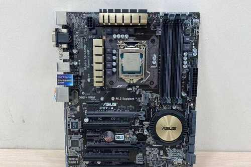 Комплект LGA1150 asus Z97-A + Core i5-4670K