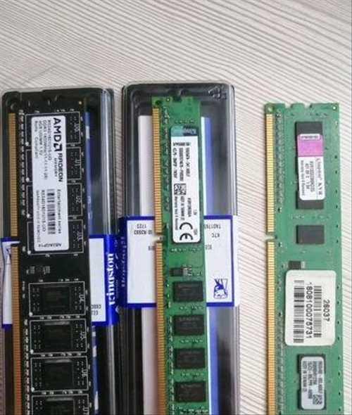 Оперативная память DDR3 4GB (1333 / 1600)