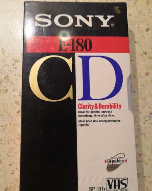 Кассета VHS 180 новая