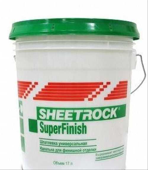 Шитрок шпаклевка готовая суперфиниш (28 кг) (17л)