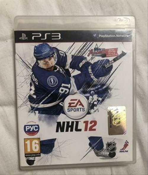 Диск с игрой NHL 12 для PS3