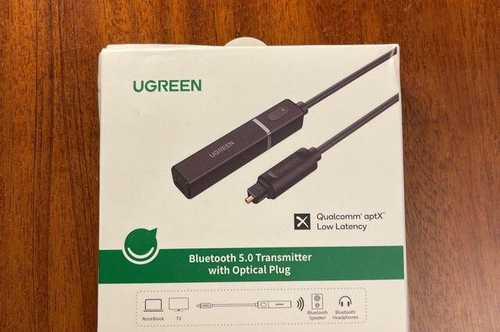 Ugreen bluetooth 5.0 transmitter with optical plug