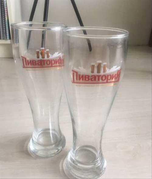 Пивные бокалы Пиватория, 2 шт