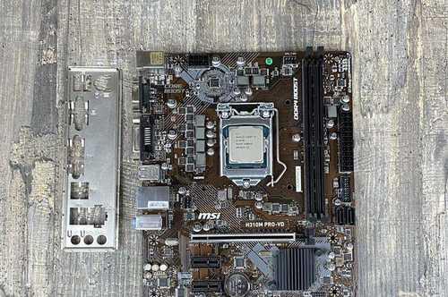 Процессор core i5 8400 и материнская плата h310