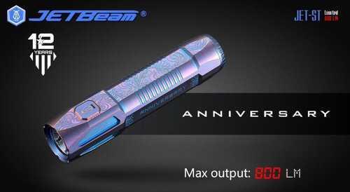 Титановый фонарь Jetbeam Jet-st Anniversary