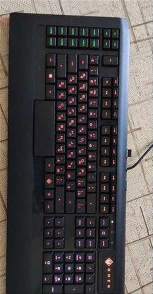 Игровая клавиатура steelseries HP Omen