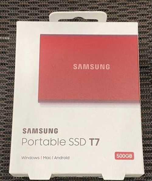 Samsung SSD 500Gb Portable T7 MU-PC500R