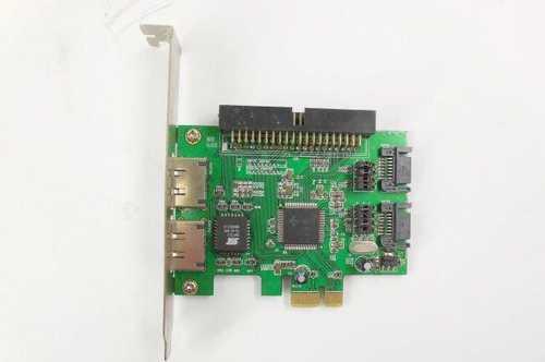 Контроллер PCI-E IDE SATA esata Jmicron JMB363
