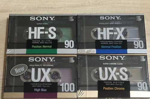 Аудиокассеты Sony середины 80-ых годов