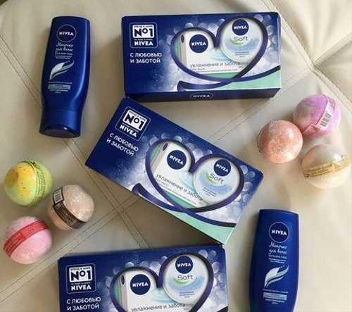 Набор nivea / Молочко для волос nivea